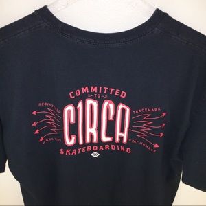 Circa | Shirts | Skate Shirt Blue Circa Skate Shirt Large | Poshmark